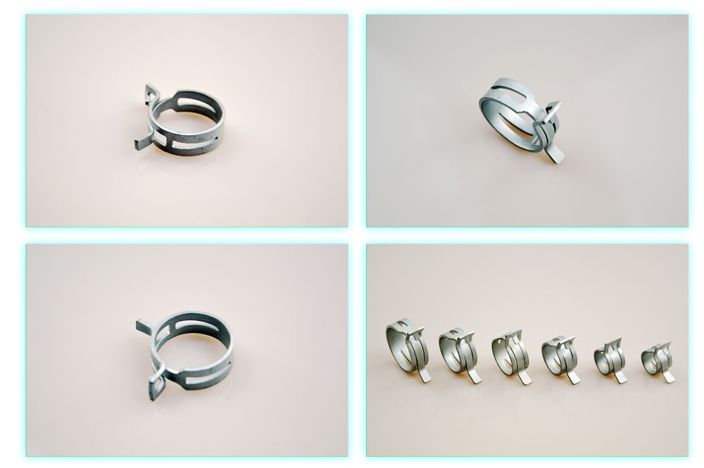 Spring band hose clamps - 安徽靖科机电有限公司